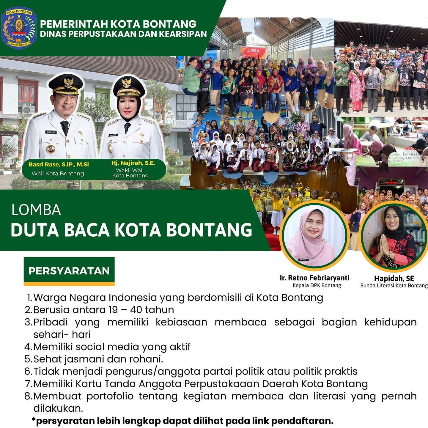 DPK Bontang Gelar Lomba Duta Baca Kota Bontang 2023 - BusamID - Media ...