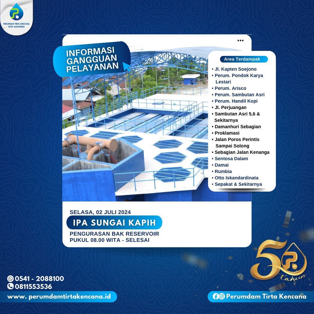 Pengurasan Bak Reservoir, Masyarakat Diminta Antisipasi dan Tampung Air ...